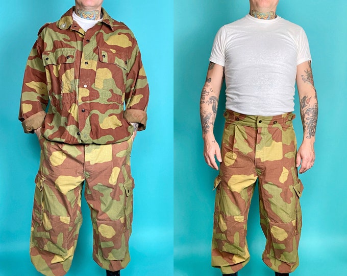 1950s/1960s Italian Military Telo Mimetico Camouflage Paratrooper ...
