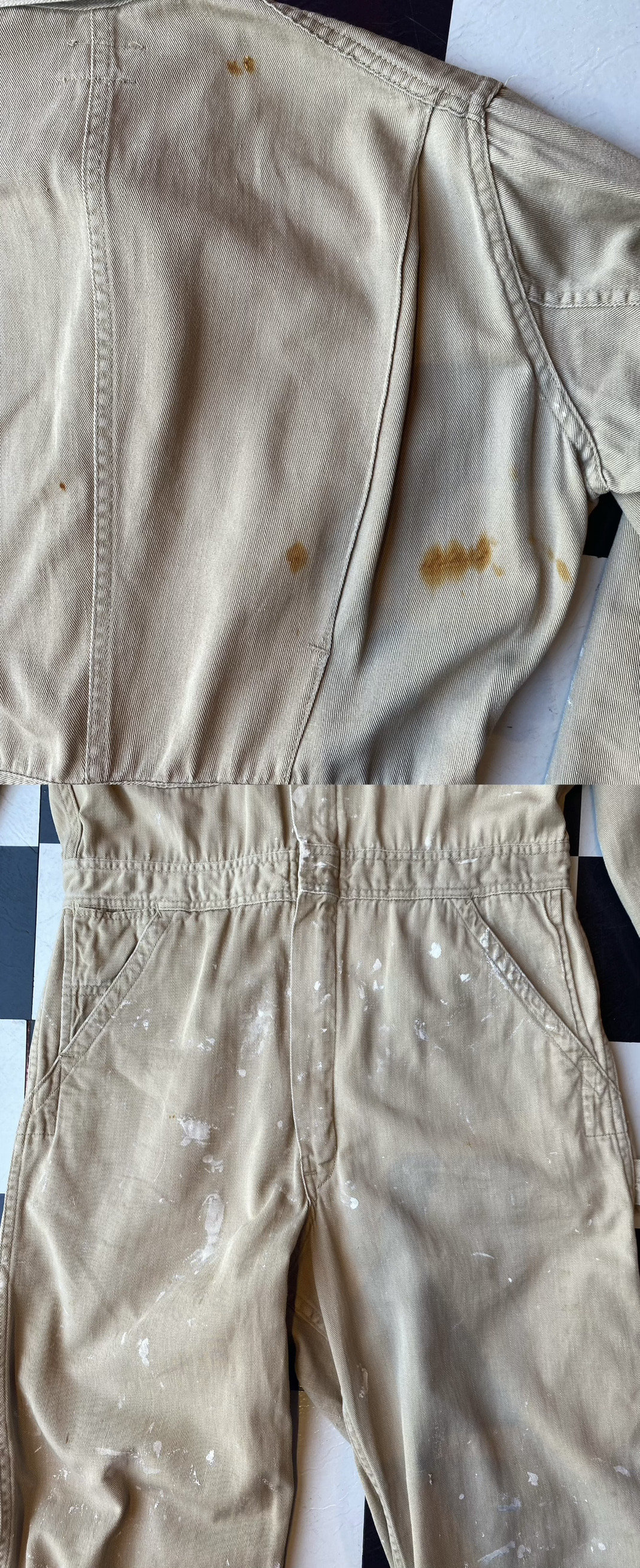 1950s/1960s Blue Bell Paint Splattered Coveralls 38 Chest - Etsy