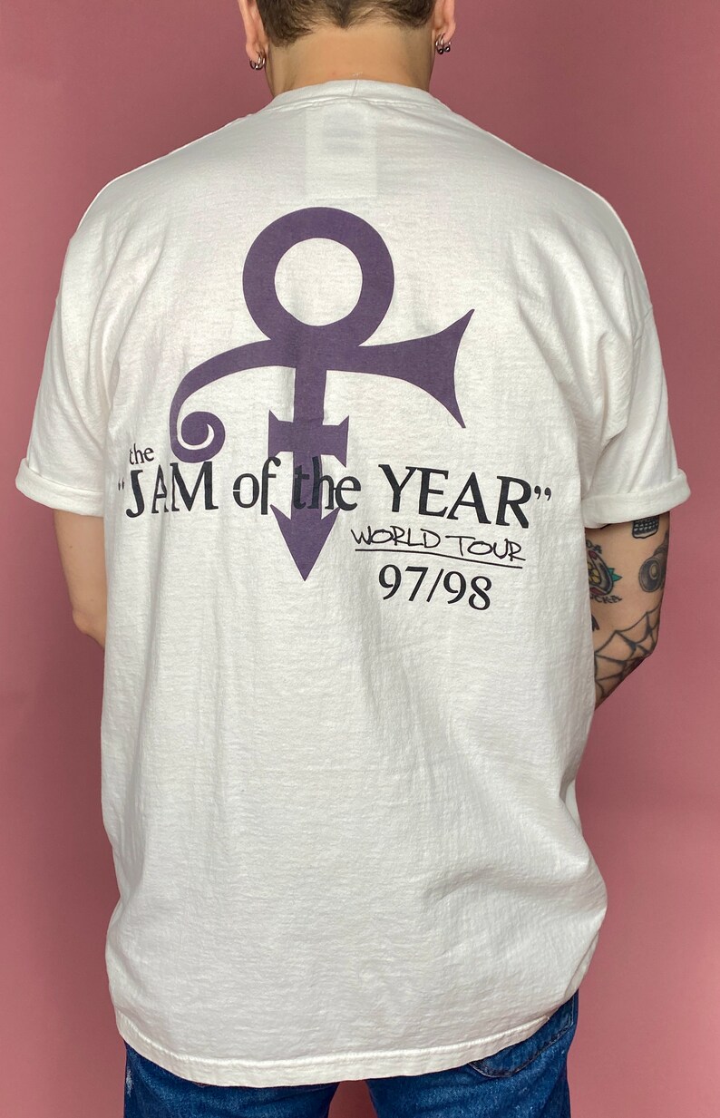Vintage Prince Jam of the Year World Tour 1997 1998 T-shirt - Etsy
