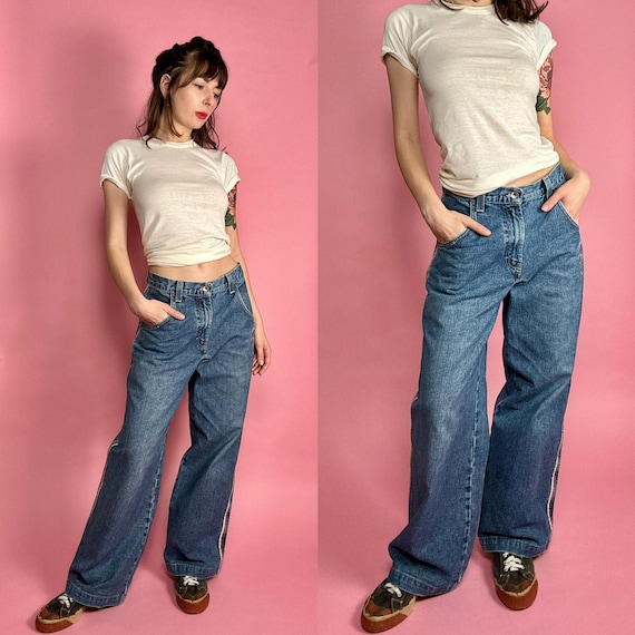 Y2K JNCO Girlie Stuff Baggy Skater Mags Jeans | Size 11 - Etsy Y2K JNCO Girlie Stuff Baggy Skater Mags Jeans | Size 11 - Etsy