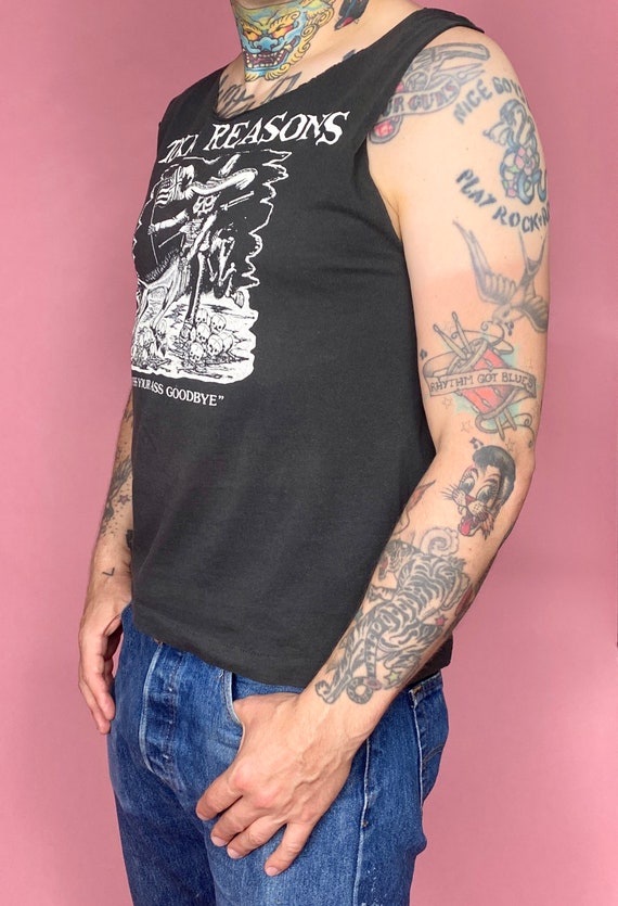Vintage Toxic Reasons Band Cut Off Black Shirt | Size… - Gem