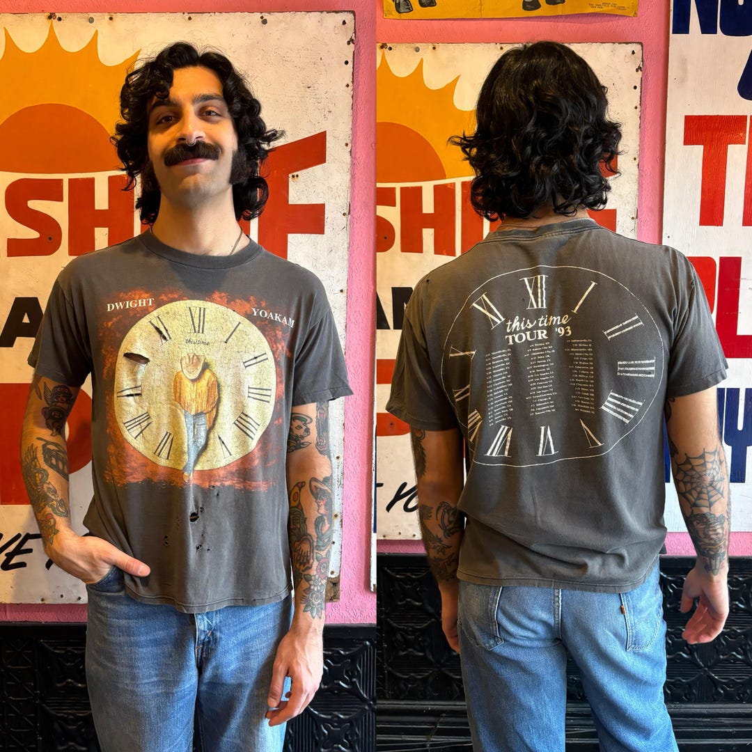 1993 Dwight Yoakam this Time Tour T-shirt Size Large - Etsy
