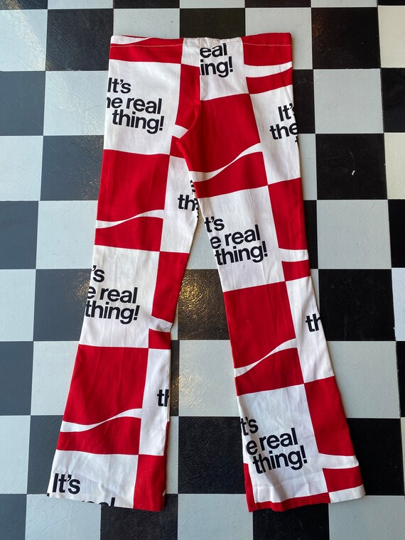 1970s Rare Collectable Flared Coca-Cola Pants | Size … - Gem