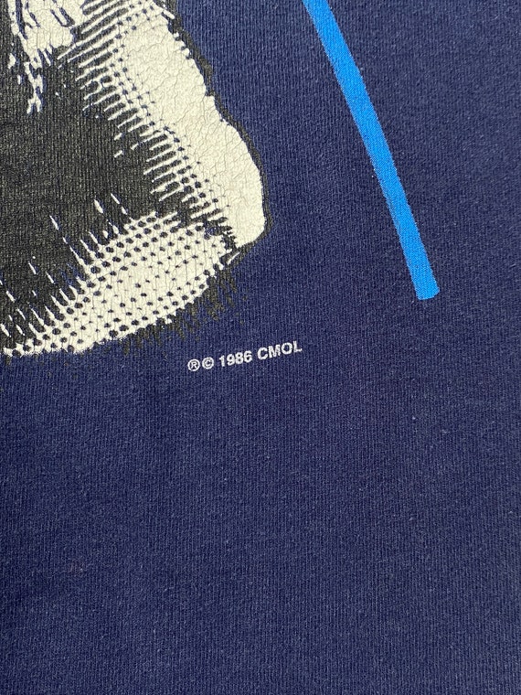 1990s Les Misérables Navy Blue Double Sided Graphic T… - Gem