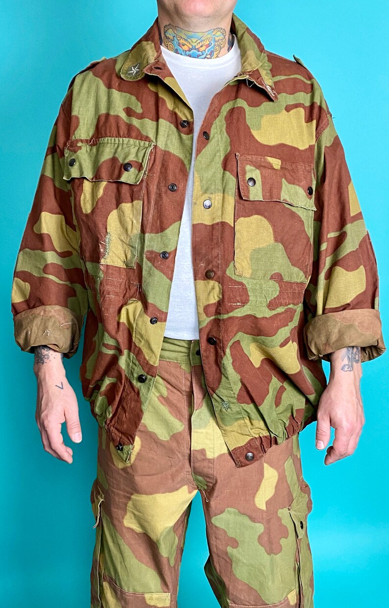 1950s/1960s Italian Military Telo Mimetico Camouflage - Etsy