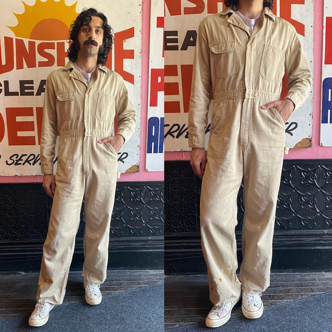 1950s/1960s Blue Bell Paint Splattered Coveralls | 38" Chest - Etsy