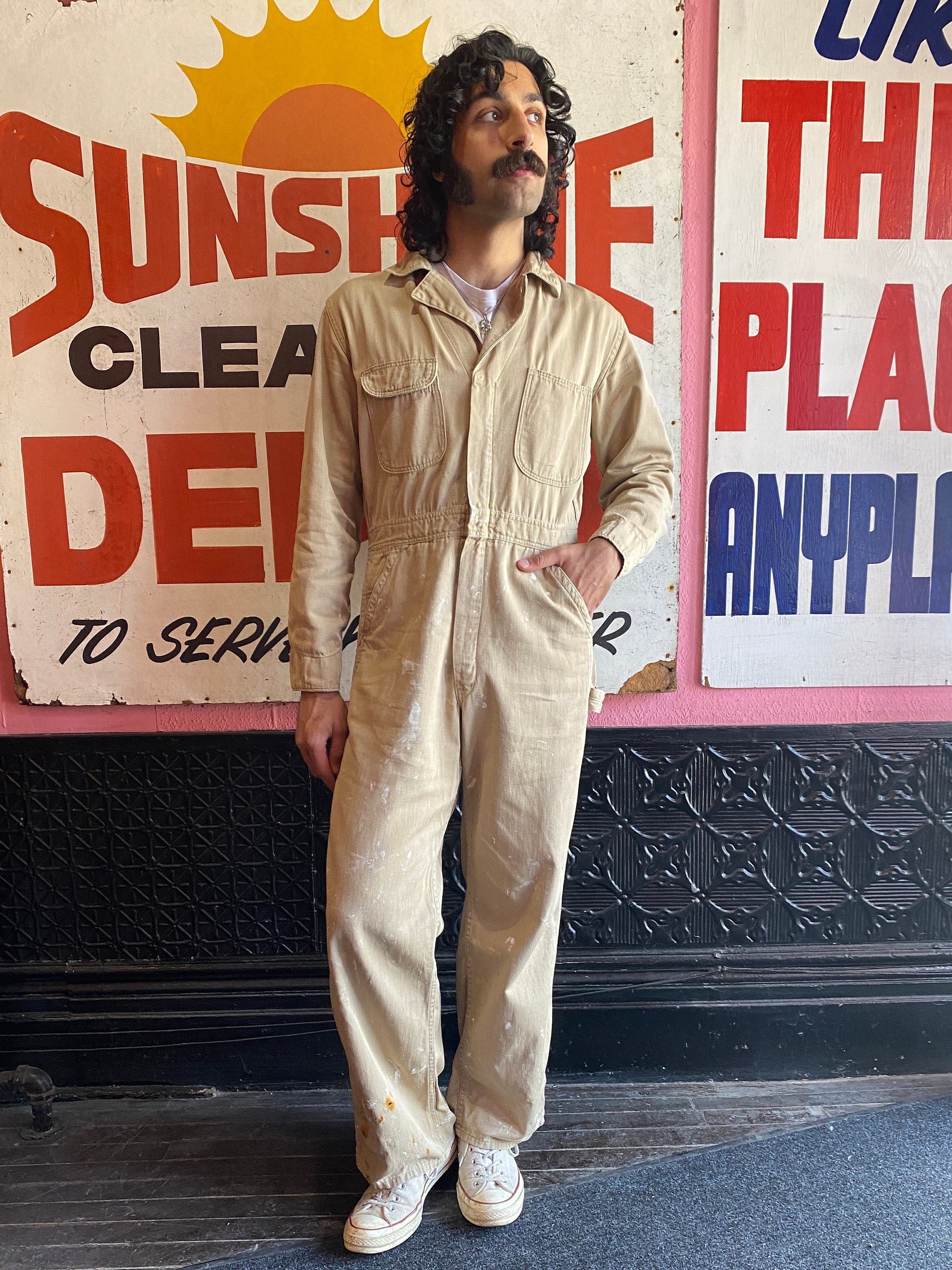 1950s/1960s Blue Bell Paint Splattered Coveralls 38 Chest - Etsy