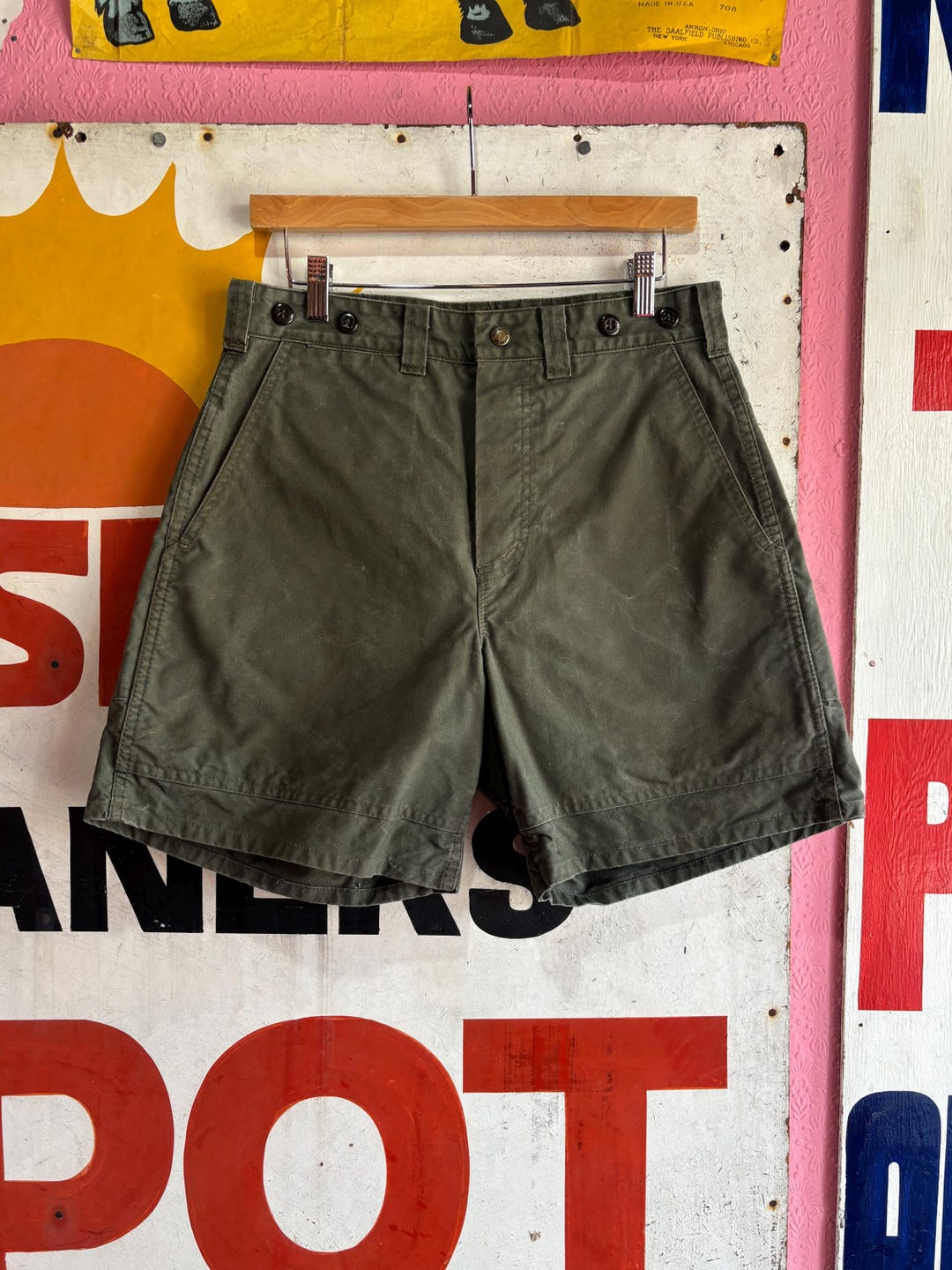 Vintage Filson Waxed Cotton Shorts | Style 576 | 31" Waist - Etsy
