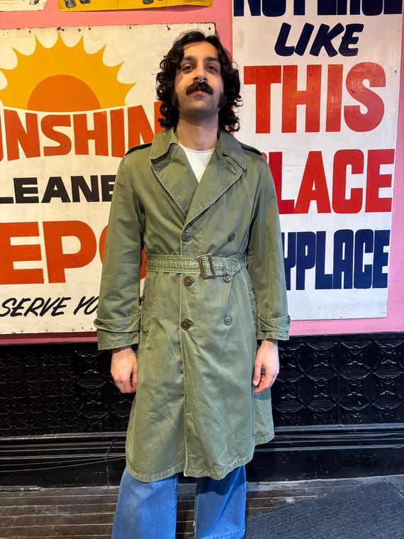 1950s Vietnam War US Army Overcoat | OG-107 Military … - Gem
