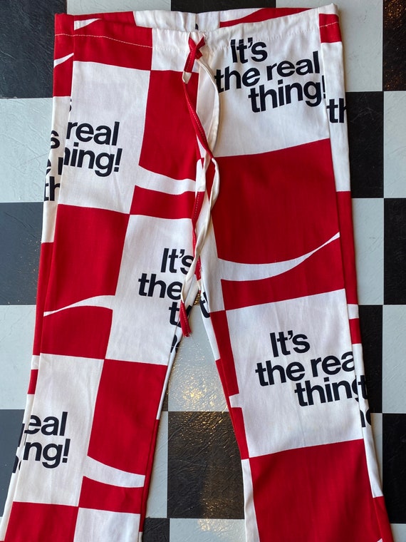 1970s Rare Collectable Flared Coca-Cola Pants | Size … - Gem