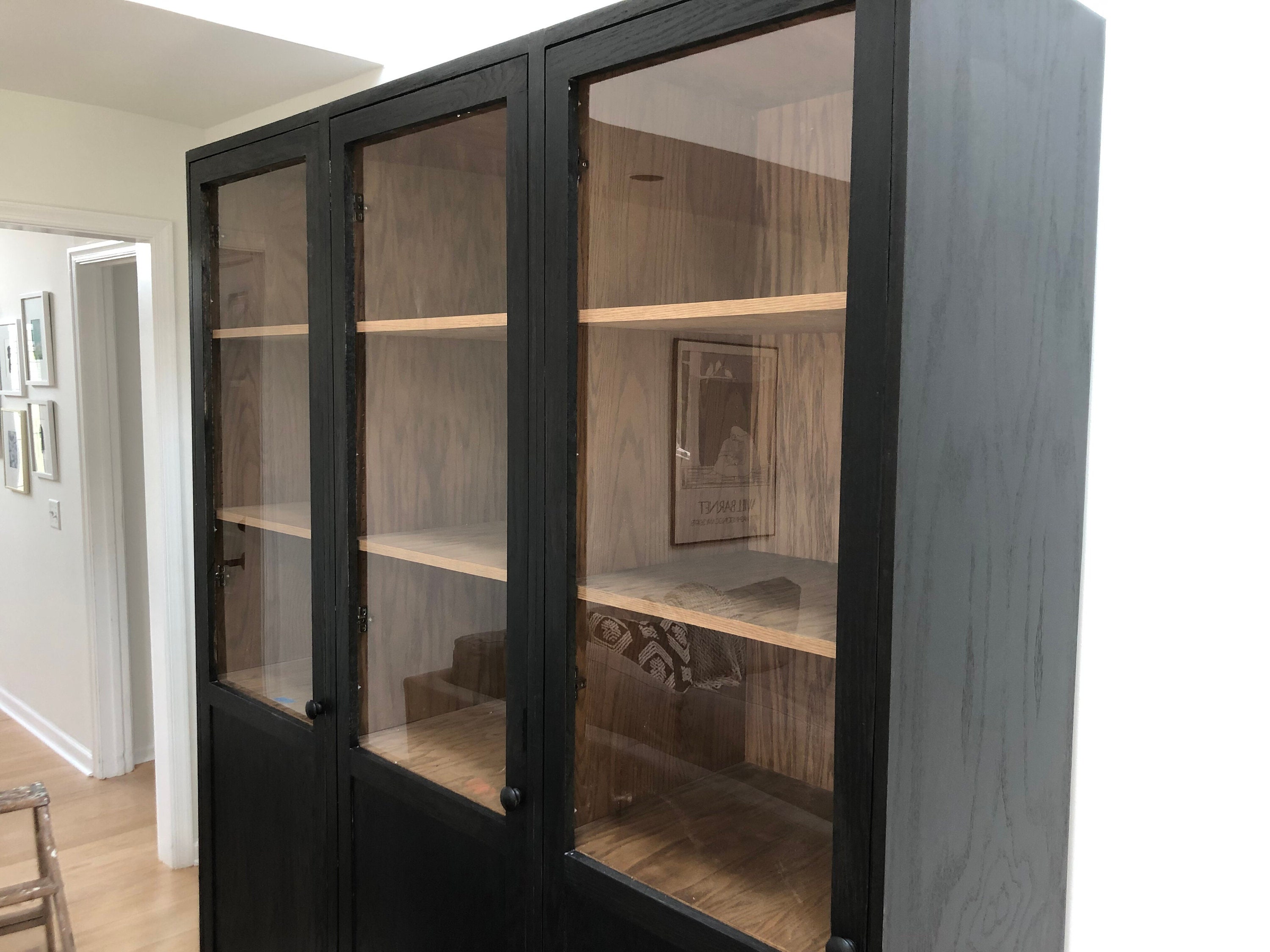 Modern Storage Cabinet With Glass Front Drawers Digital Plans - Etsy