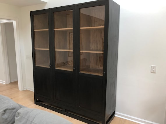 Glass front storage cabinet store