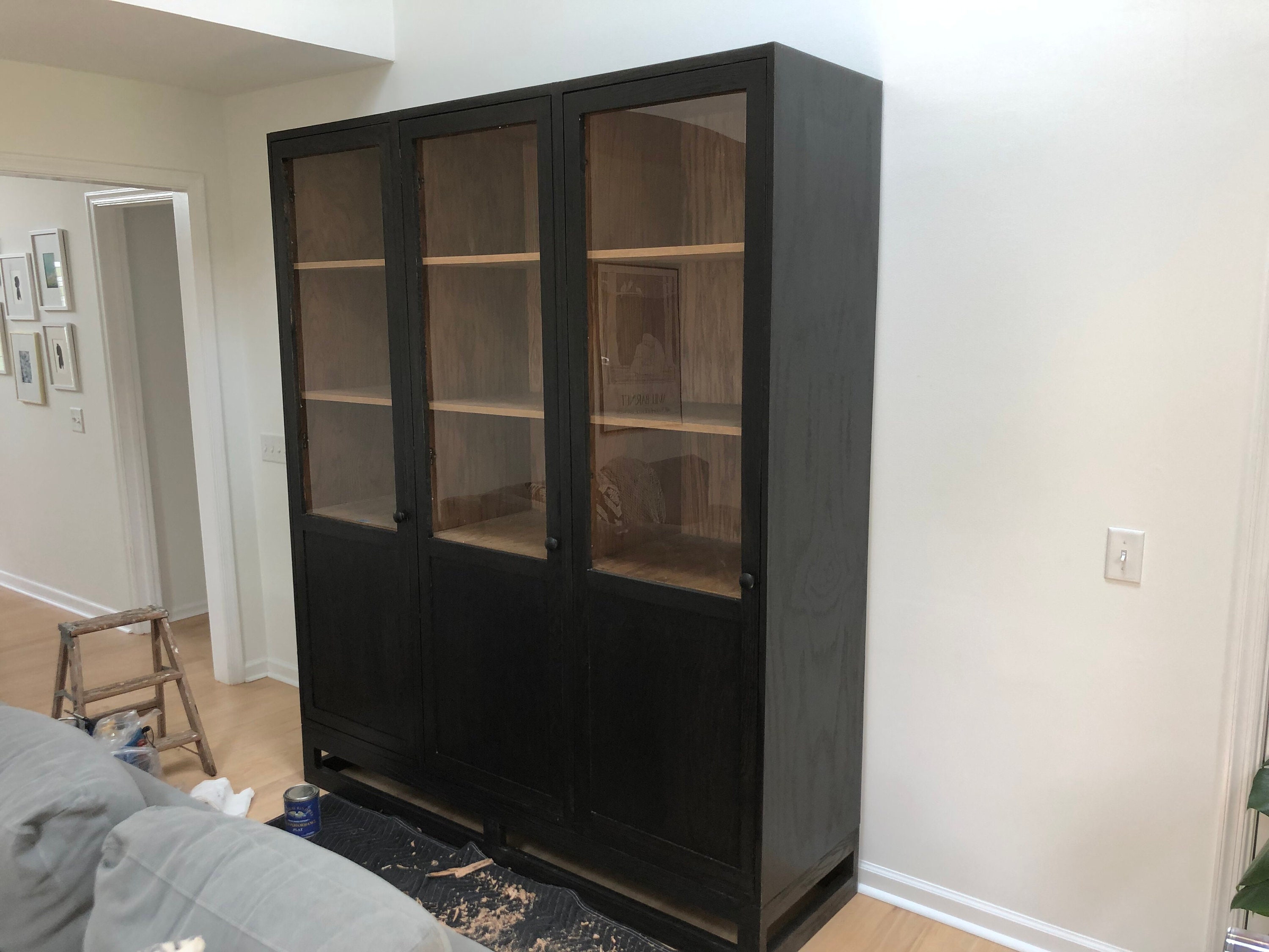 Modern Storage Cabinet With Glass Front Drawers Digital Plans - Etsy