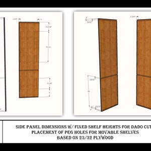 Modern Storage Cabinet With Glass Front Drawers - DIGITAL PLANS - Etsy
