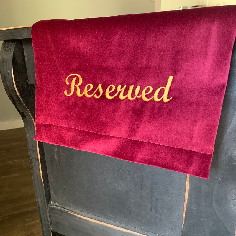 Velvet Seating Sign - Etsy