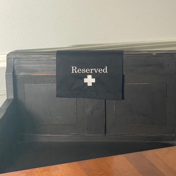 Church Pew Reserved Sign - Etsy