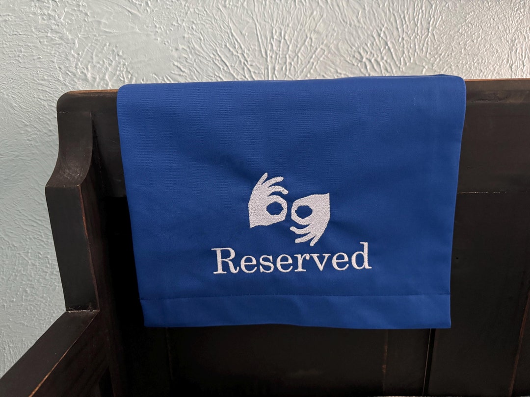 ASL, American Sign Language, ASL Logo, Deaf, Hearing Impaired, Fabric ...