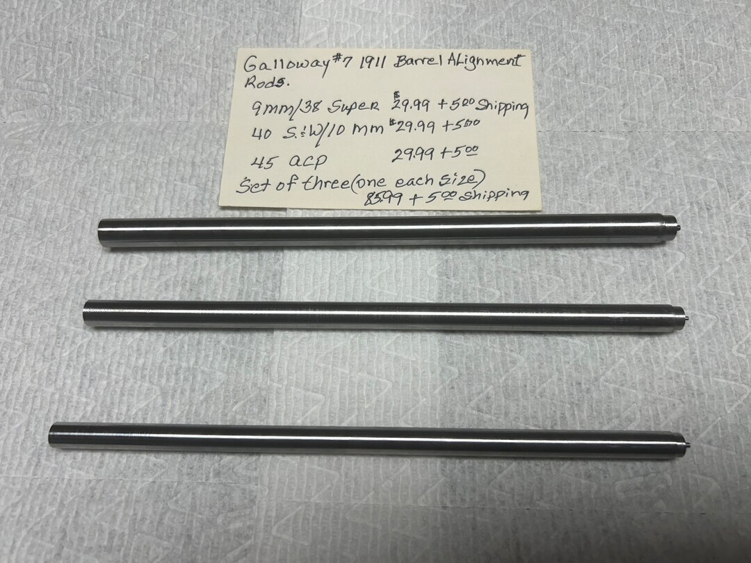 The Galloway #7 1911 Barrel Alignment Rods. - Etsy