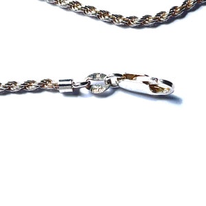 Vintage Silver Disco Ball Necklace, Sterling Rope Chain Bolo With ...