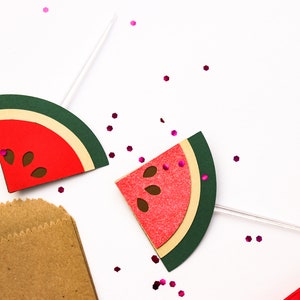 Watermelon Cupcake Toppers for Party Decoration -watermelon Party ...