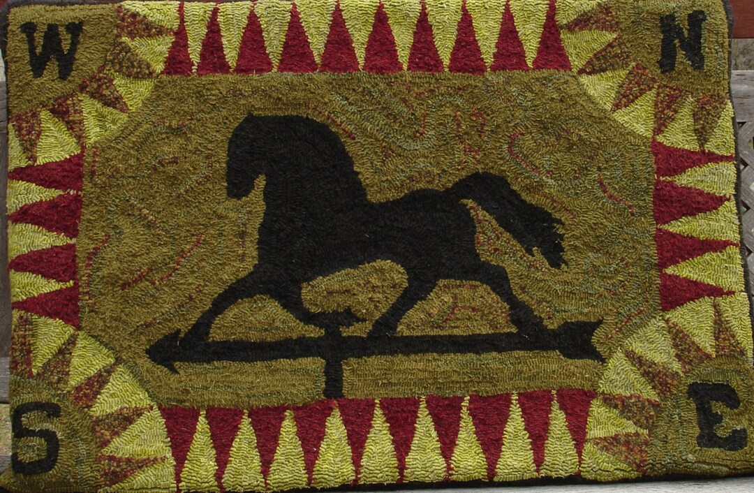 Weathervane Rug Hooking Pattern - Etsy