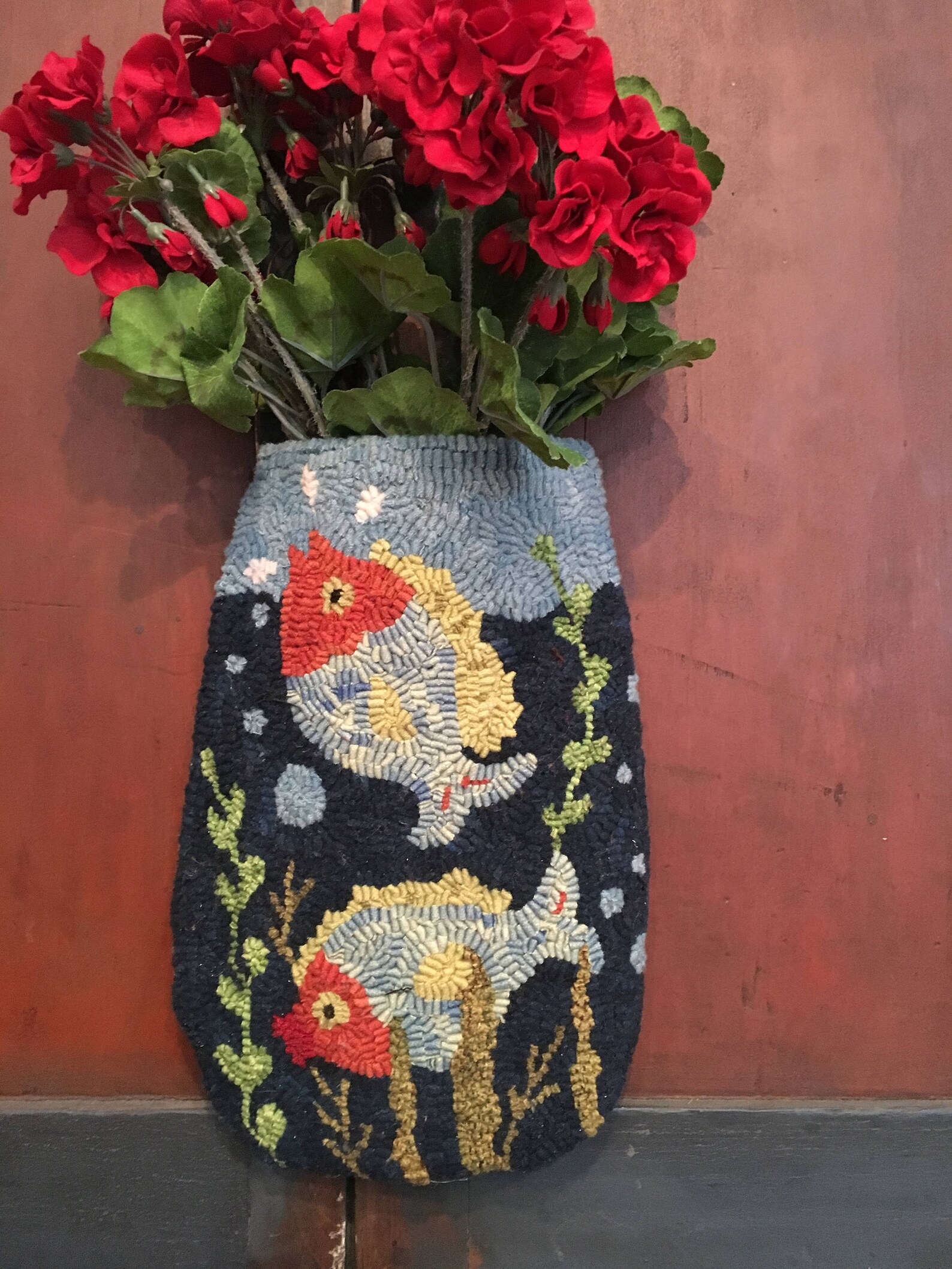 PATTERN: Bubbles Hanging Pocket Rug Hooking Pattern - Etsy