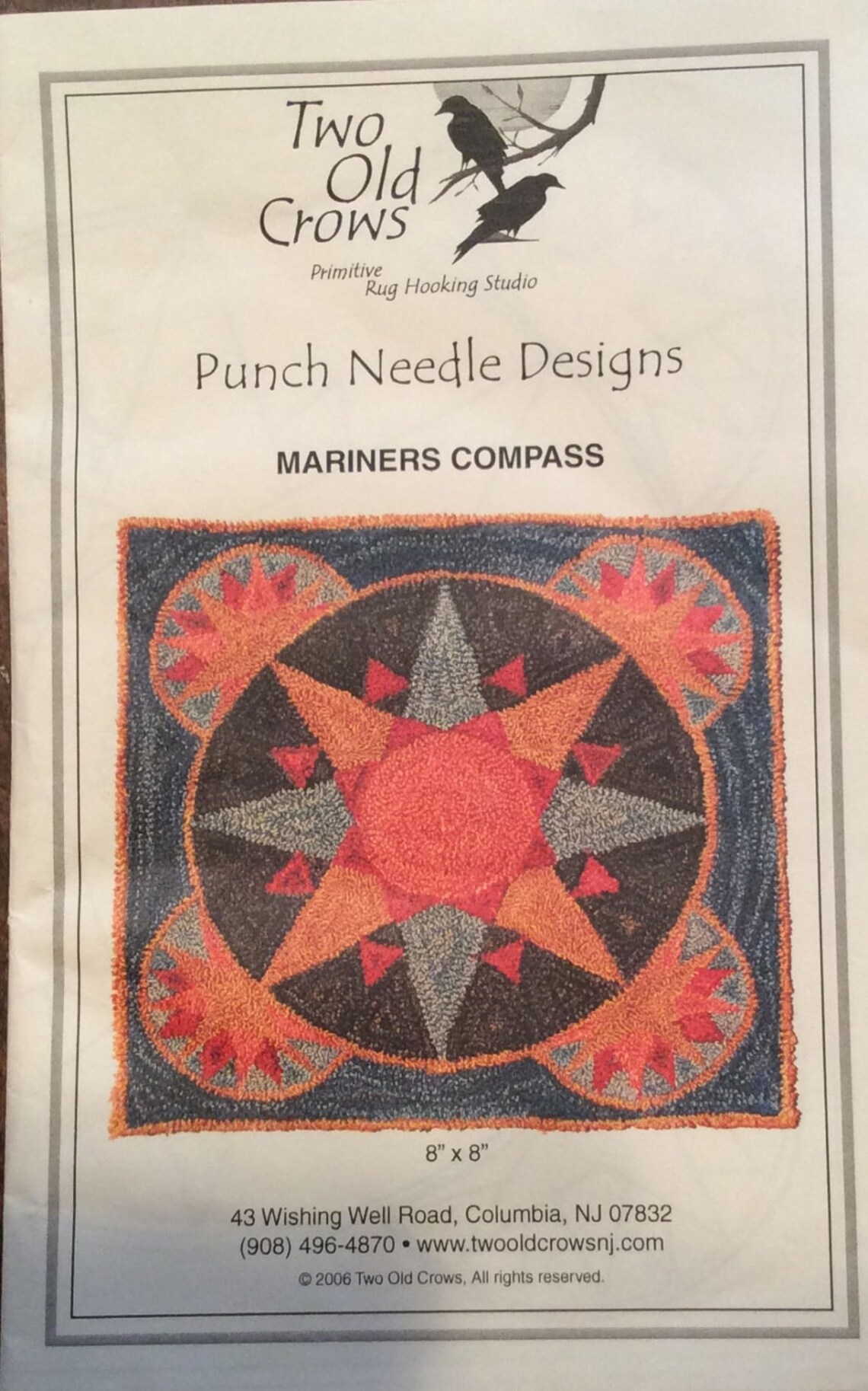 Mariners Compasspunch Needle Pattern | Etsy