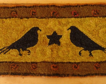 Two Old Crows Rug Hooking Patterns - Etsy
