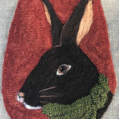 WINTER BERRIES Rug Hooking Pattern Designed by Therese Shick | Etsy