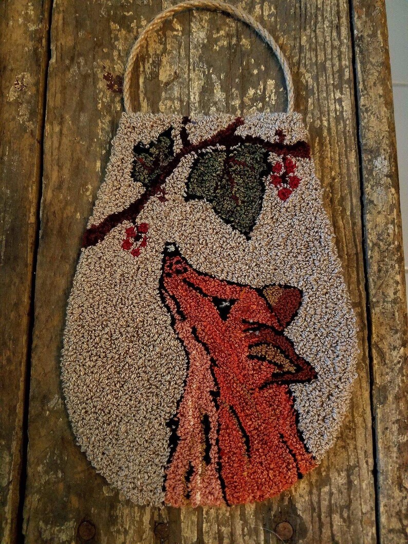 PATTERN: the Fox and the Grapes Punch Needle Pattern - Etsy