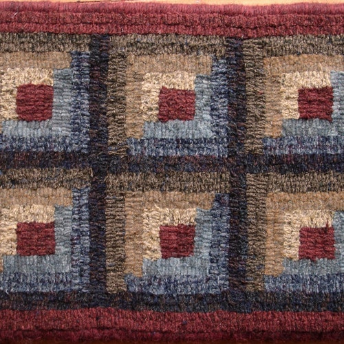 Hidden Pines Cabin Rug Hooking Pattern | Etsy