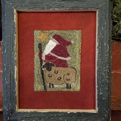 Punch Needle PATTERN Santa Who From Notforgotten Farm - Etsy