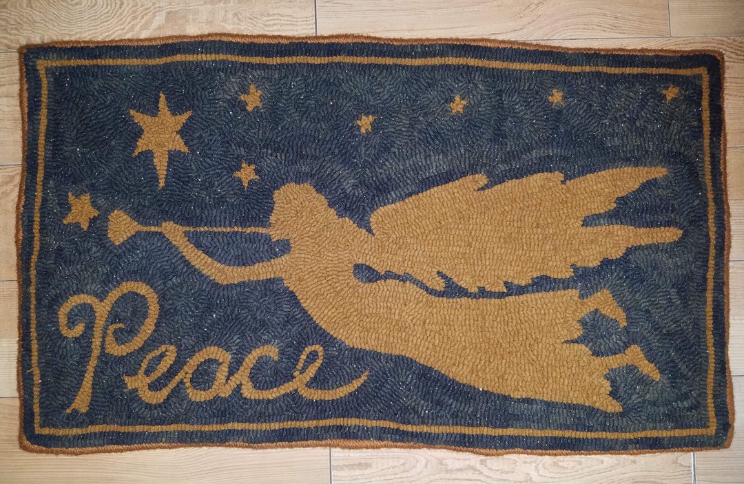 Angel of Peace Rug Hooking Pattern - Etsy