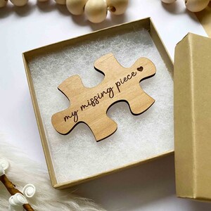 My Missing Piece - Keepsake Gift, Valentines Gift, Wood Missing Puzzle ...