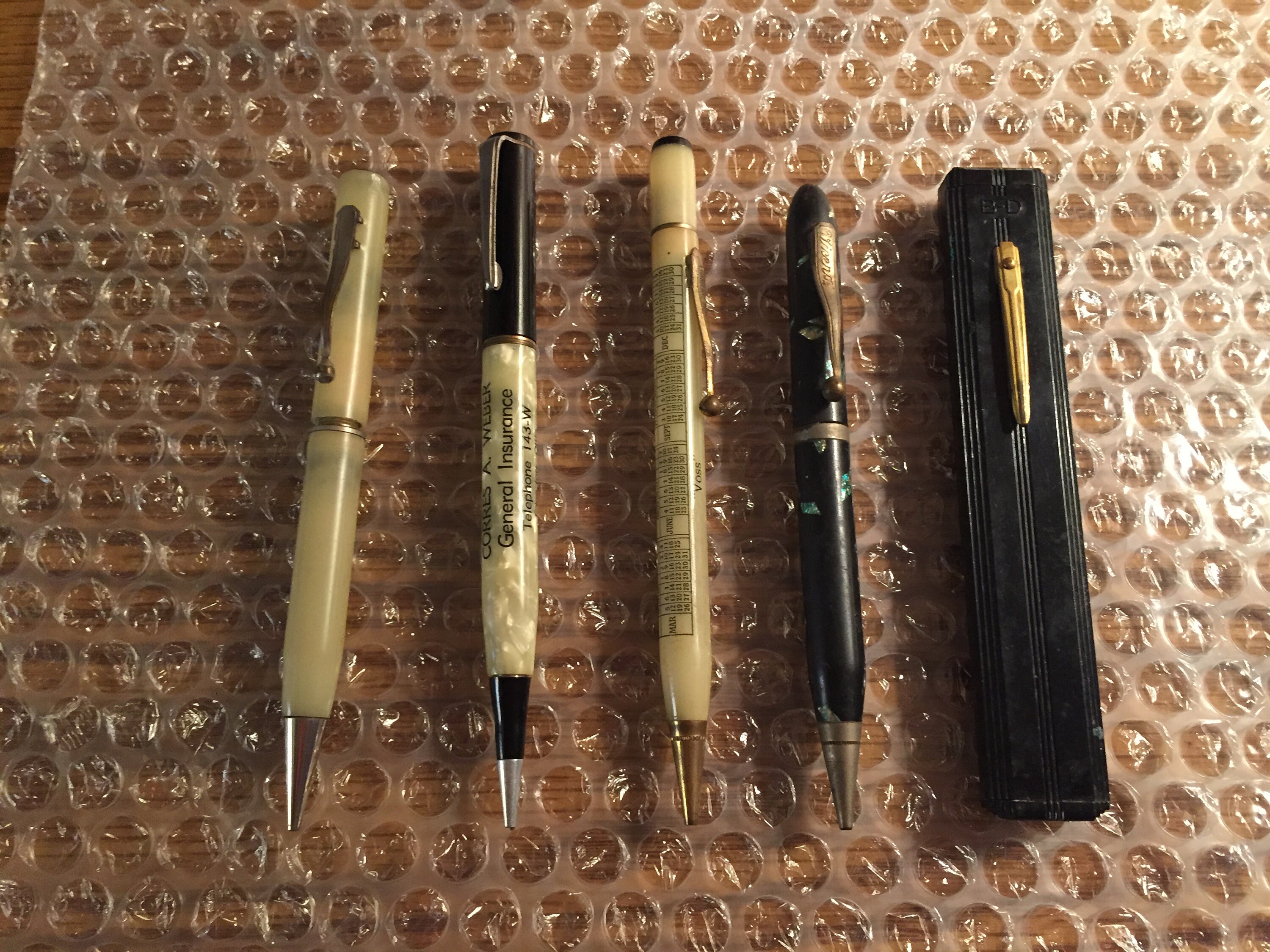 Mechanical Pencils and Pencil Lead Case 5 Items - Etsy