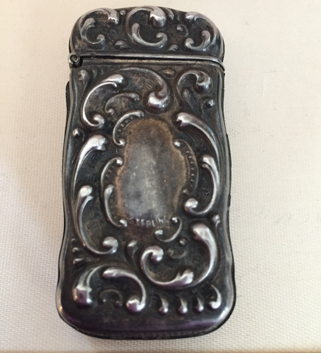 Victorian Match Box, Sterling - Etsy