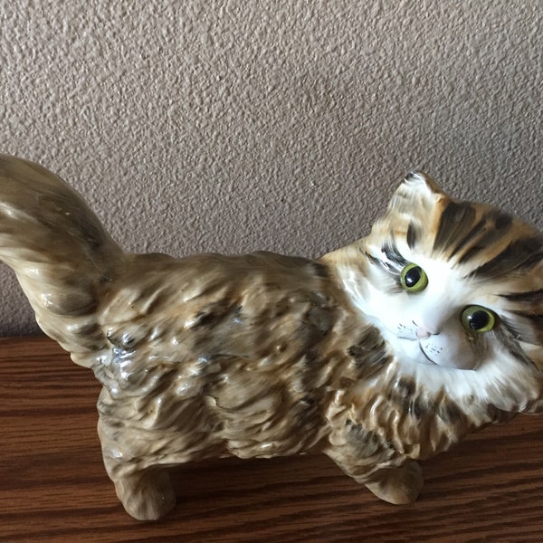 Persian Cat Figurine - Etsy