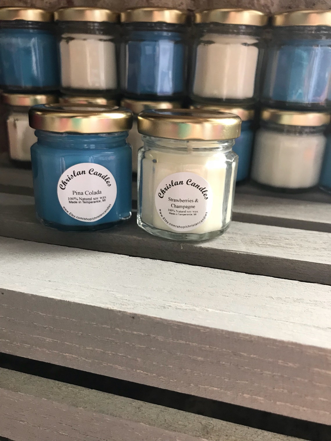 Candle Favors 100 Baby Powder Soy Candle Wedding or Baby - Etsy