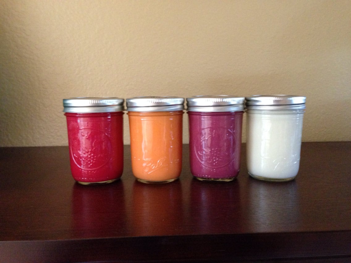 4 fall candles 8 oz. Ball Mason Jar Candles made with 100% Soy | Etsy