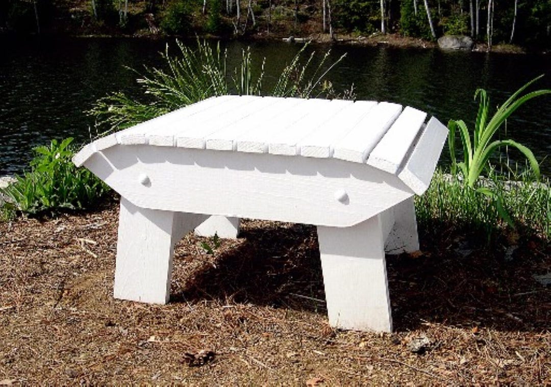 Adirondack Footstool Plans - Downloadable PDF Prints Full Size Patterns ...