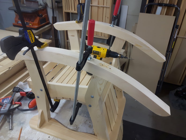CNC Adirondack Rocker - DWG Files for CNC Machines - Etsy