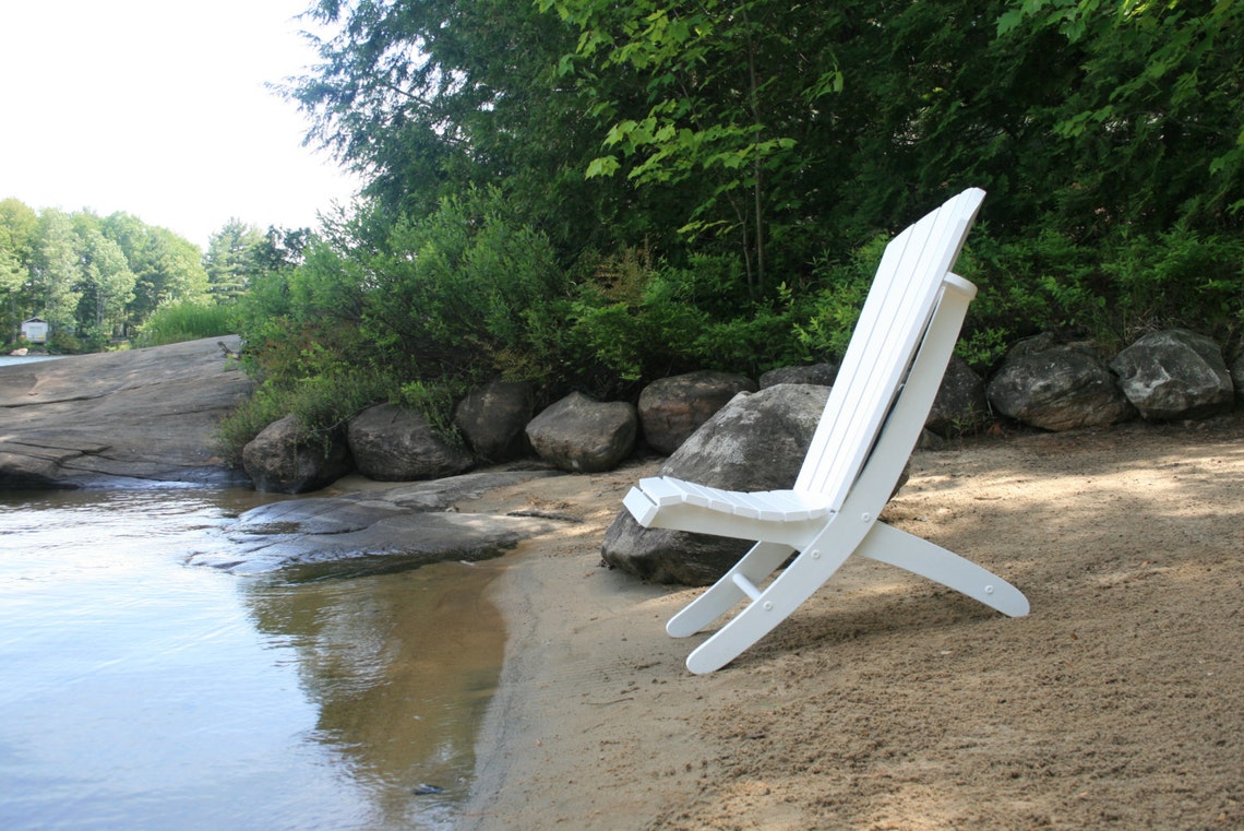 Adirondack Beach Chair Plans - Portable, 2 Piece, 2 Position ...