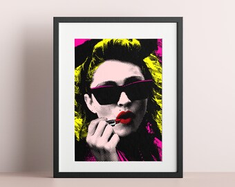 Andy Warhol Madonna - Etsy