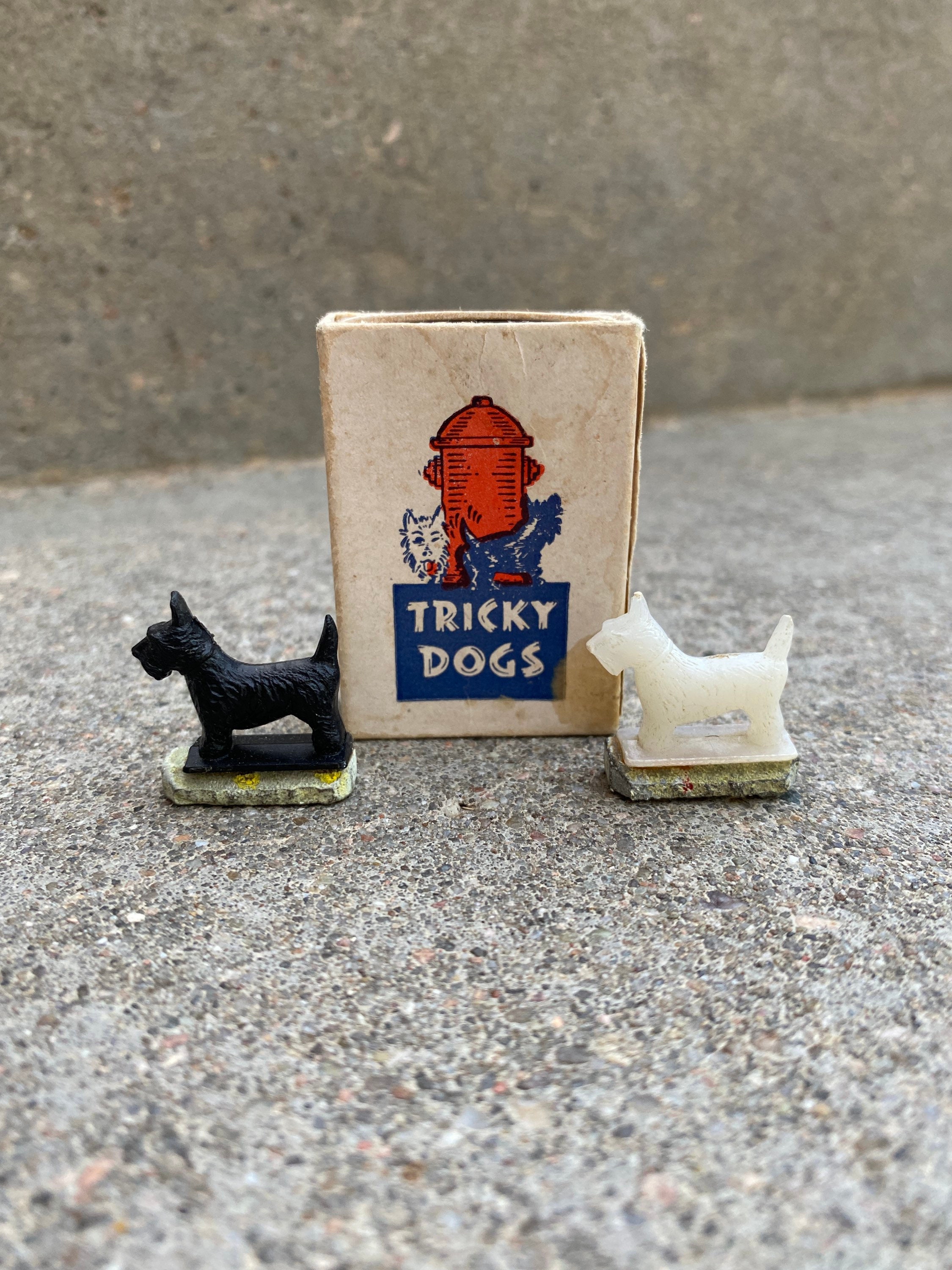 Vintage Tricky Dogs Original Box | Etsy