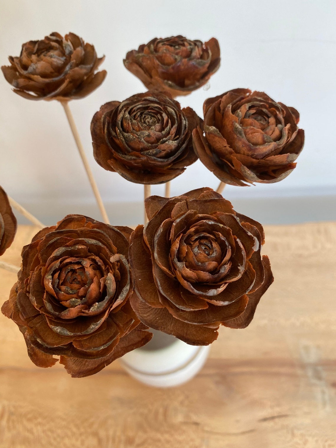 Real Cedar Roses 5 Count - Etsy