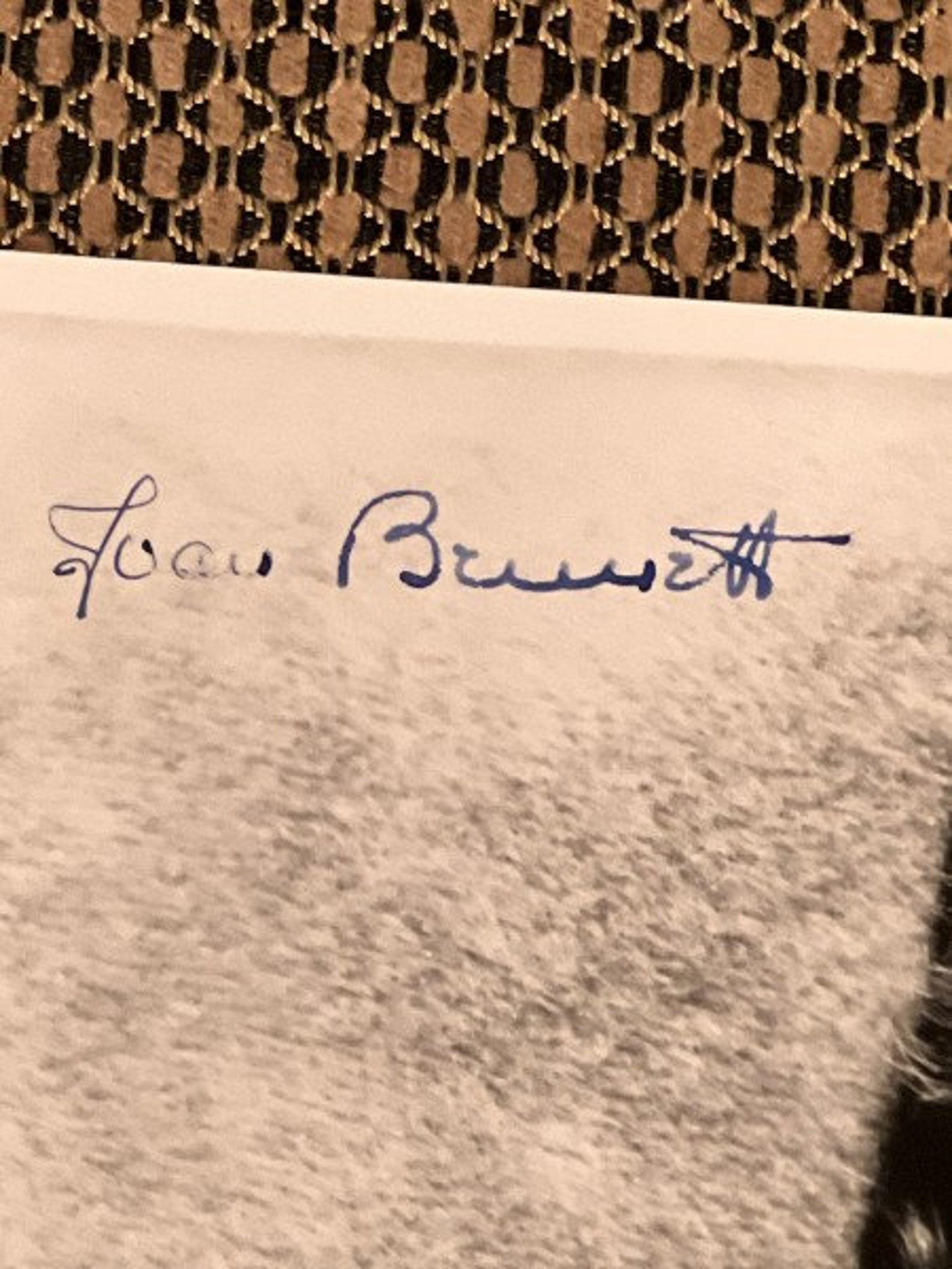 Star of Stage & Screen and TV Show Star Joan Bennett Signed Autographed ...