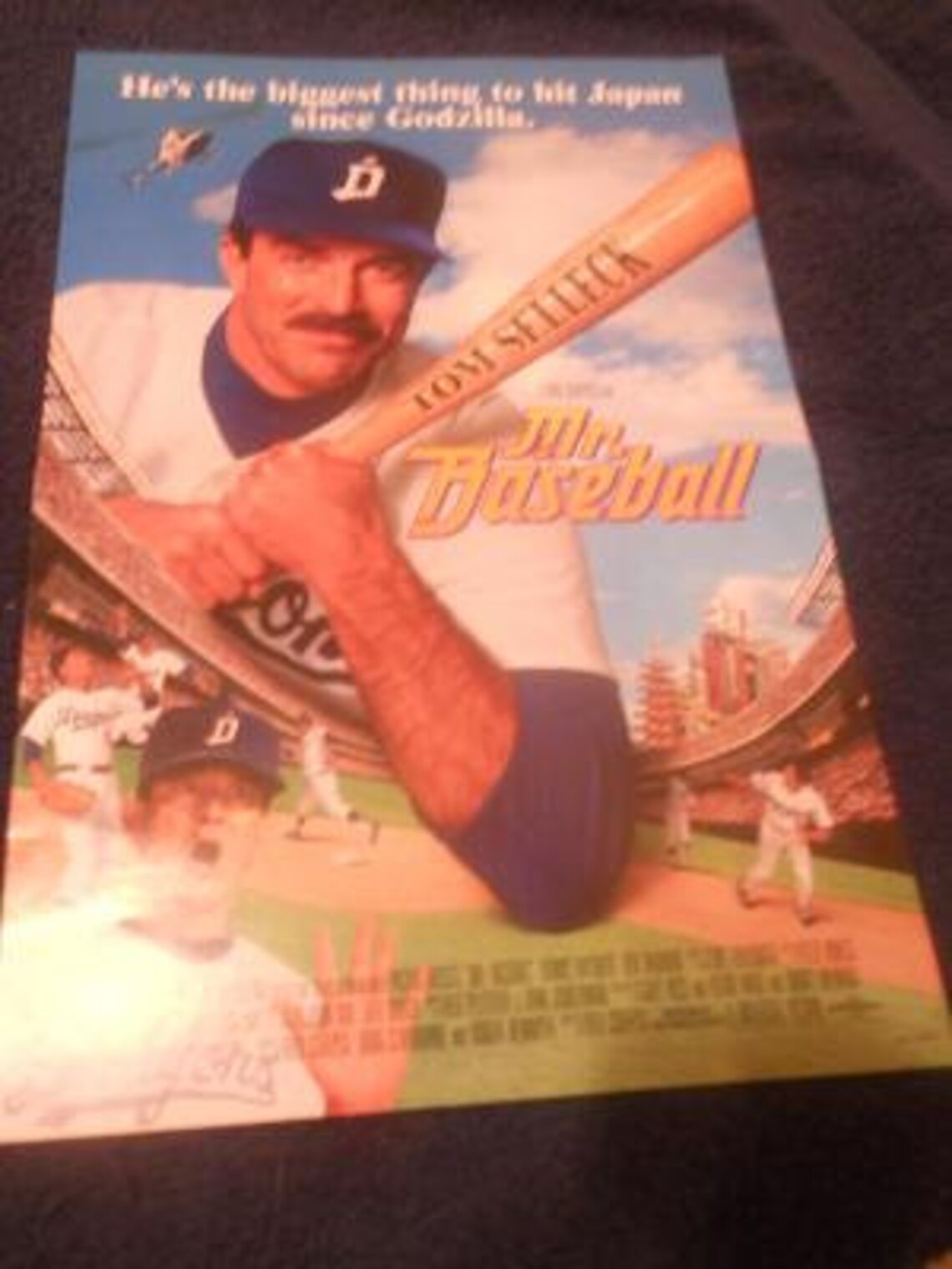 Tom Selleck Mr Baseball Vintage Movie Poster - Etsy
