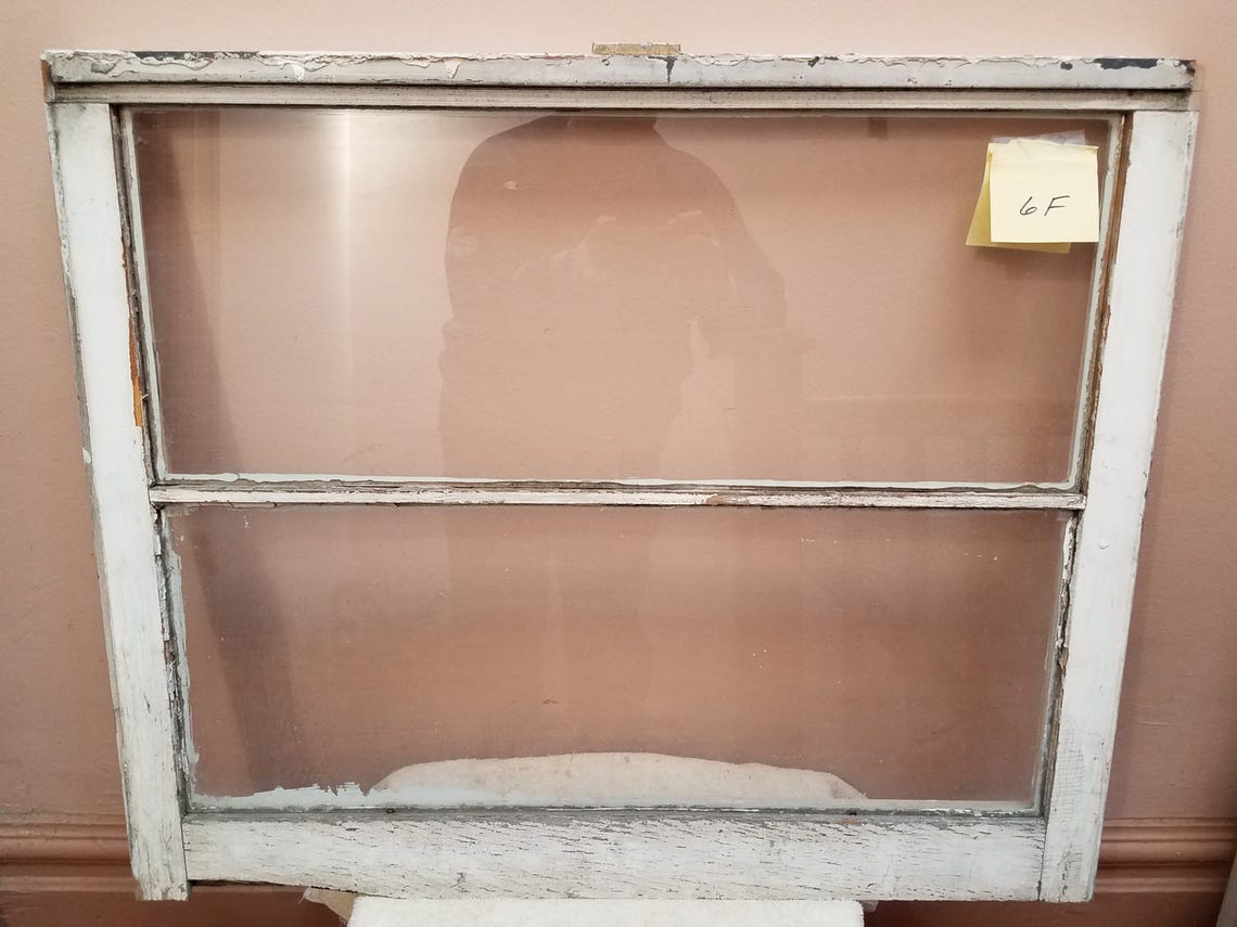 Vintage Antique Wood-vintage Reclaimed 2 Pane Window From - Etsy