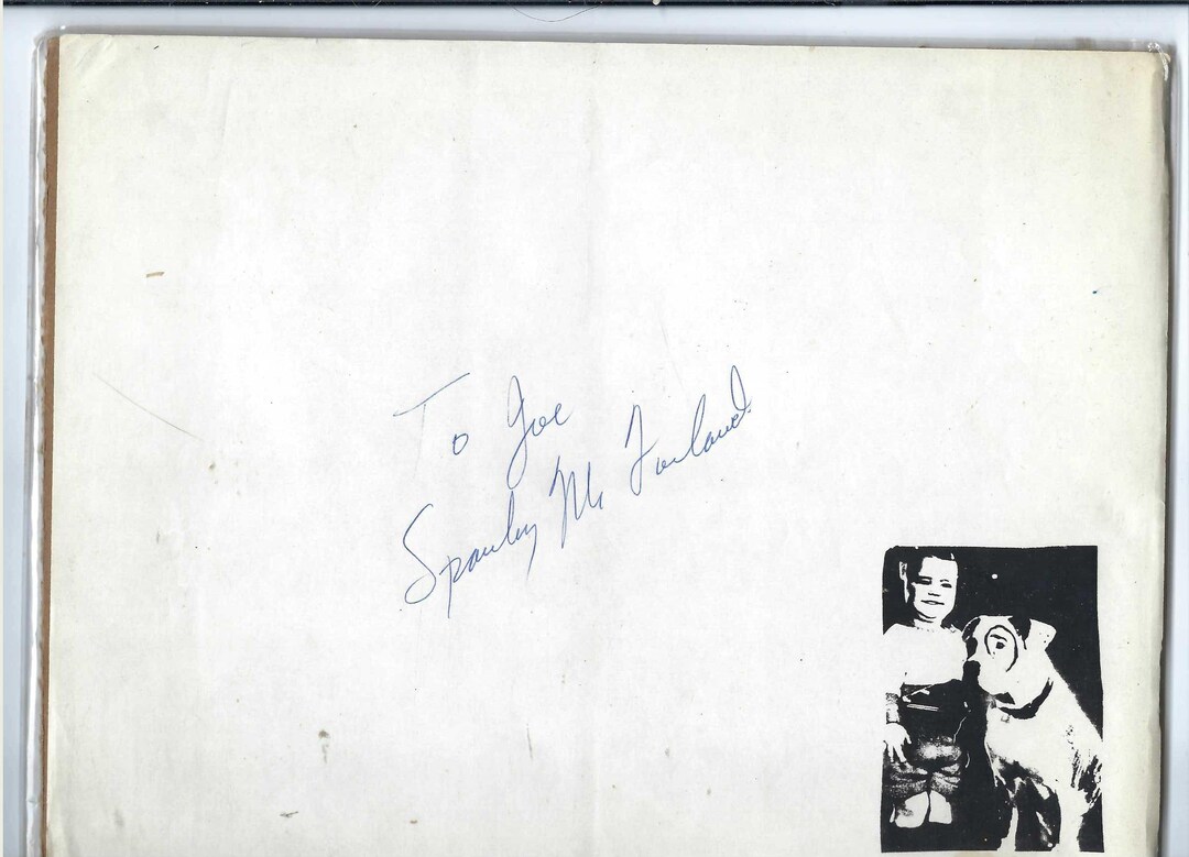 Little Rascal's Spanky Mcfarland Signed & Personalized Autograph "very ...