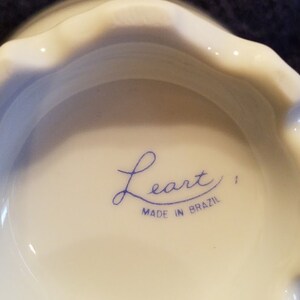 Vintage Leart Teapot and Sugar Bowl Serving Set Made in Brazil ...